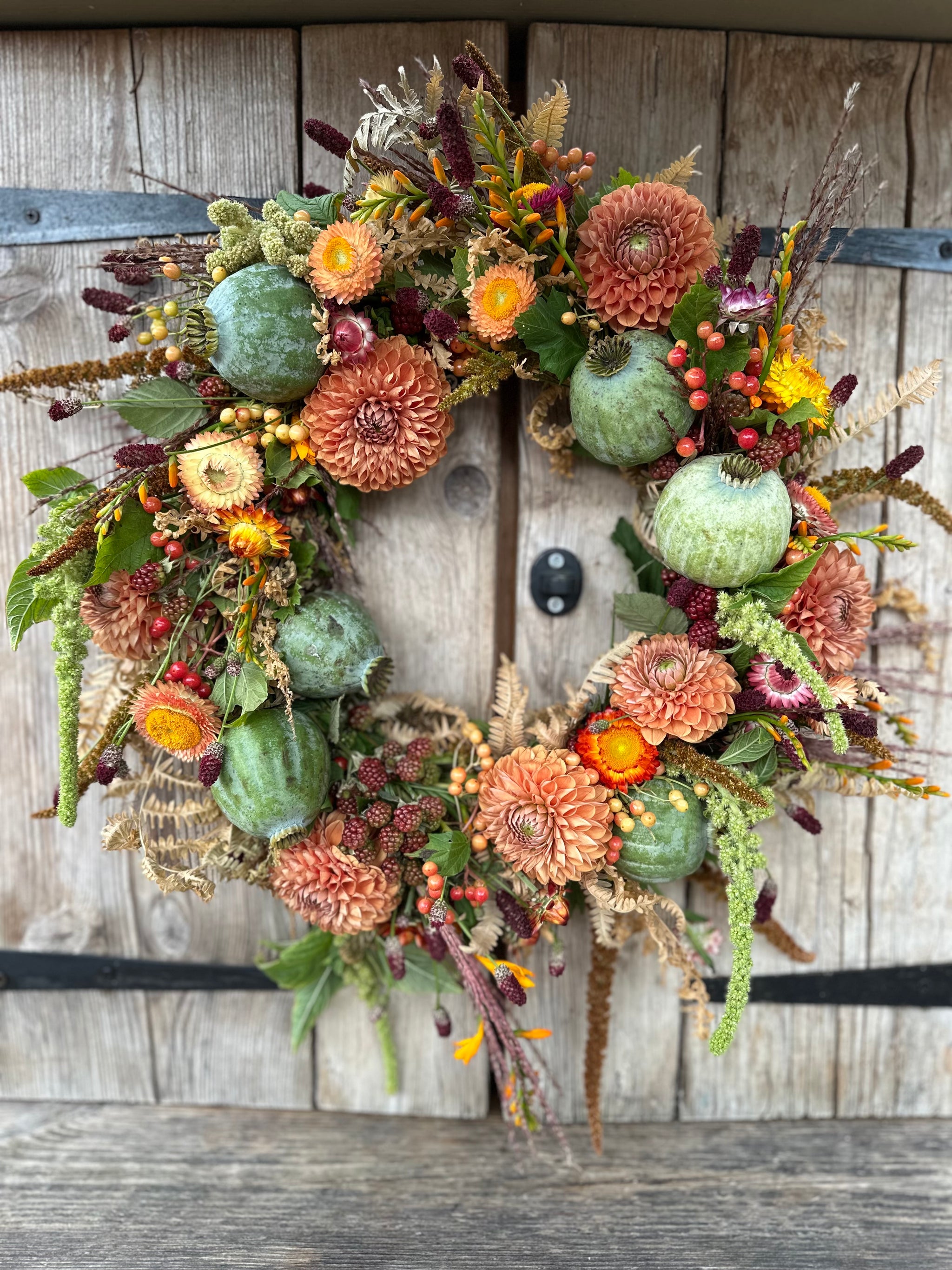 Thursday 16th October: Deluxe Autumn Wreath Workshop